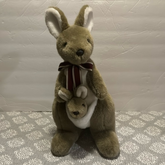 Toys | Kangaroo Australia Stuffed Plush Stuffed Animal W Little Joey ...
